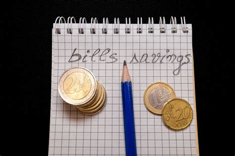 place for text notebook graph with pen and euro coins close up of a