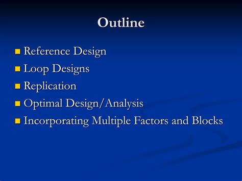 Ppt Extending The Loop Design For Microarray Experiments Powerpoint
