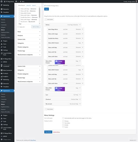 Rt Mega Menu Advanced Wordpress Mega Menu Builder For Elementor Wordpress Plugin