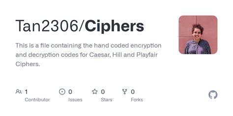Github Tan2306ciphers This Is A File Containing The Hand Coded