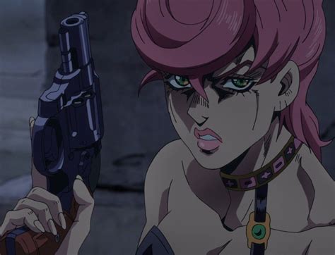 Jojo Trish Una Golden Wind  Golden Wind Anime