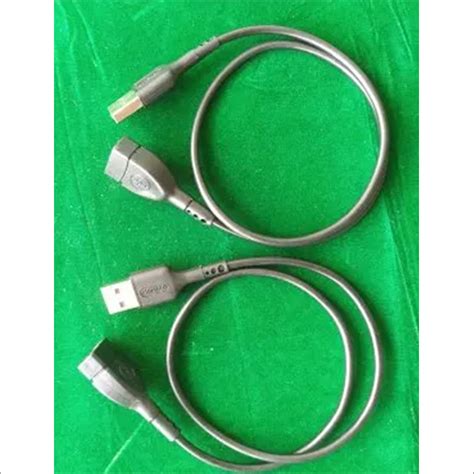 Usb Extension Male Female Cable Rubber Jacket Feet Long Black Ideal Usb Extension For
