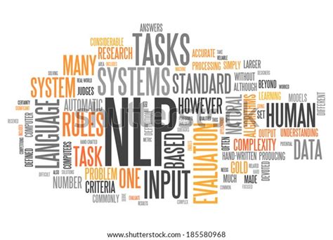 Word Cloud Nlp Related Tags Stock Illustration 185580968