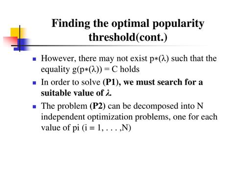 ppt a dynamic caching algorithm based on internal popularity