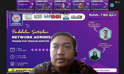 Universitas Bsi Dorong Mahasiswa Lulus Sertifikasi Network