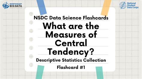 Nsdc Data Science Flashcards Descriptive Statistics 1 What Are The