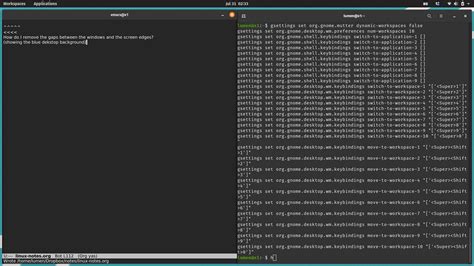 in the tiling window manager how can i remove the gaps between the