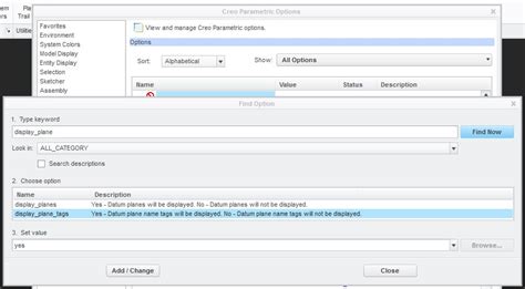 Datum Names On Model Ptc Community