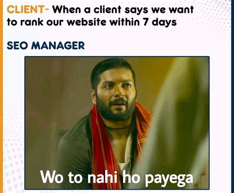 Aman Chauhan On Linkedin Seo Manager Be Like