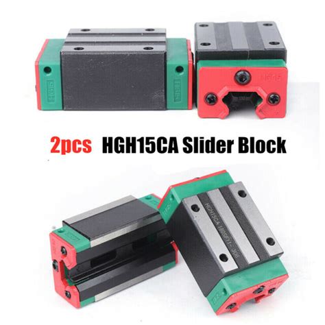 HGH15CA 2Pack Linear Guide Rail Block Slider Carriage Guideway Bearing Sliding EBay
