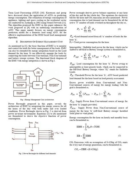 A Novel Load Management Algorithm For Emu By Implementing Demand Side