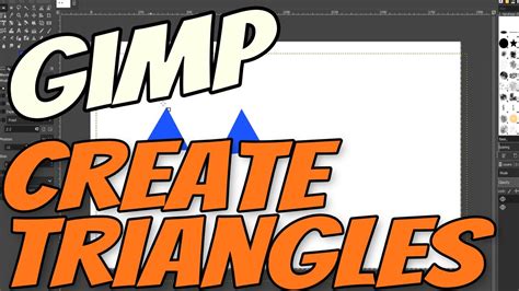 How To Create Triangles In Gimp 2 10 Tutorial Gimp Basics For