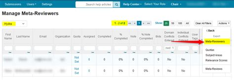 Chair How To Export Meta Reviewers Microsoft Conference Management