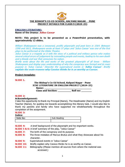 25042024011610kln Class 9 Project Details 2024 2025 Pdf Division