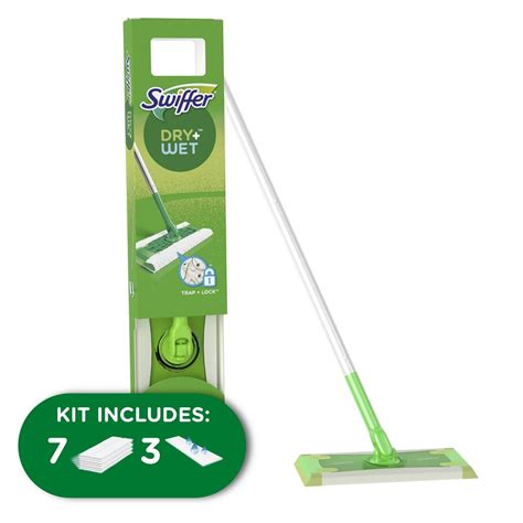 Swiffer Sweeper 2 In 1 Dry And Wet Multi Surface Floor Cleaner Sweeping And Mopping Starter