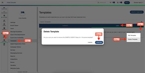How To Delete User Templates Whistle Legacy