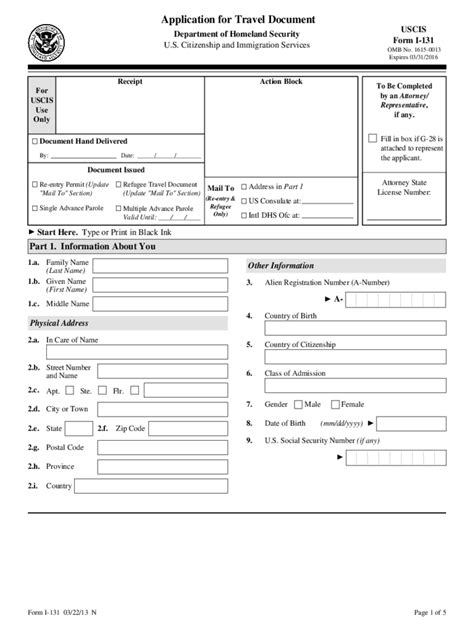 2026 Travel Document Application Form Fillable Printable Pdf And Forms Handypdf