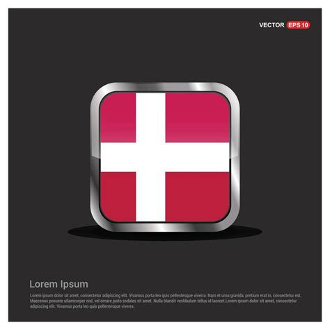 Denmark Flag Design Vector 13341637 Vector Art At Vecteezy