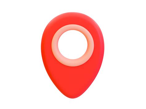 3d Minimal Location Icon 3d Illustration 18742190 Png