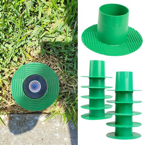 Gomadeit 3 Sprinkler Head Protector For Lawn Sprinkler Heads Guard 10