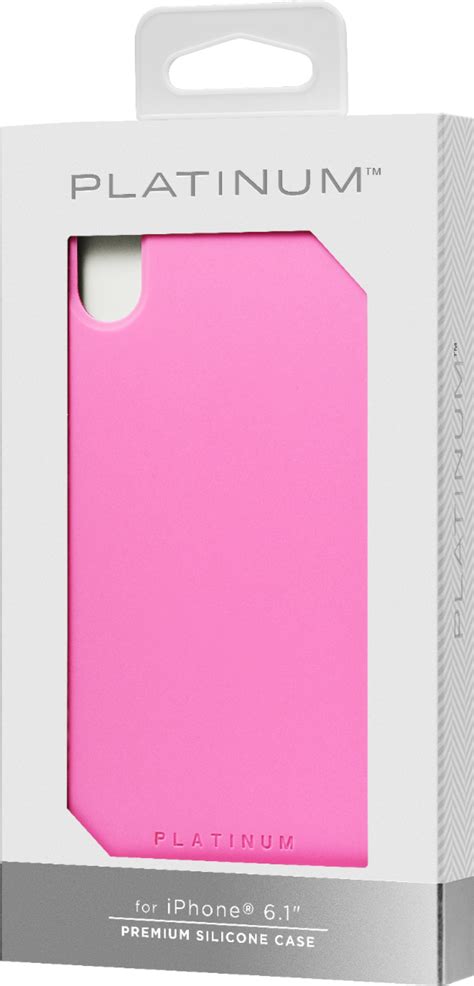 Best Buy Platinum™ Silicone Case For Apple® Iphone® Xr Hot Pink Pt Maxclsp