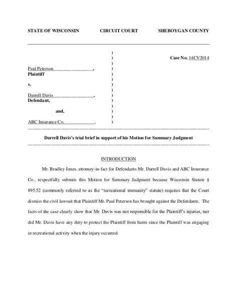 Dcaa Contract Brief Template Williamson