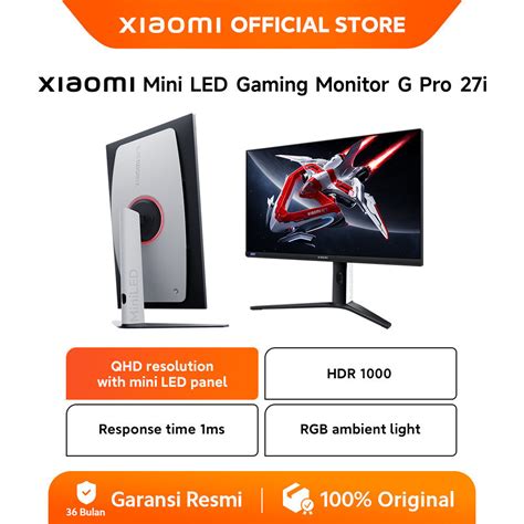 Jual Xiaomi Mini Led Gaming Monitor G Pro I Mini Led Zona Hdr Refresh Rate