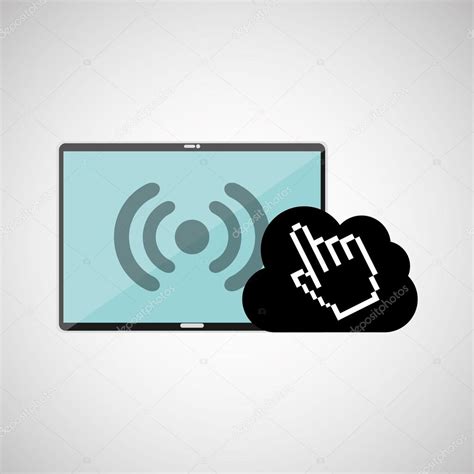 Wifi Connection Design Stock Vector Image By Yupiramos 114672558