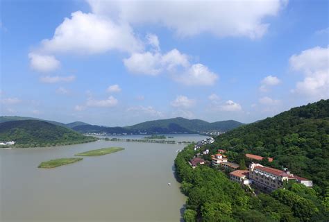 全景俯瞰海盐南北湖 浙江党建网