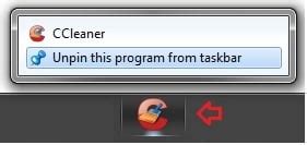 Taskbar Pin Or Unpin A Program Tutorials