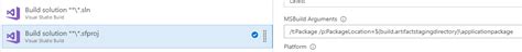 Azure Devops When Building Service Fabric Project On Vsts There Are Two Build Tasks Stack