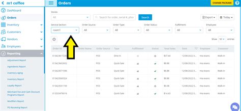Taking Orders With Table Management