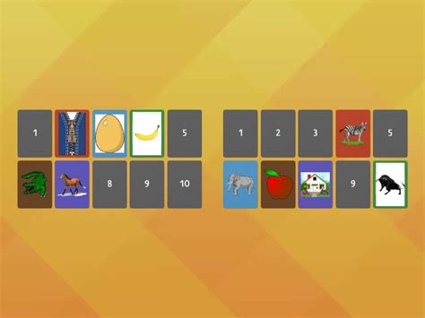 Initial Sound Memory Phonological Aware Game Matching Pairs