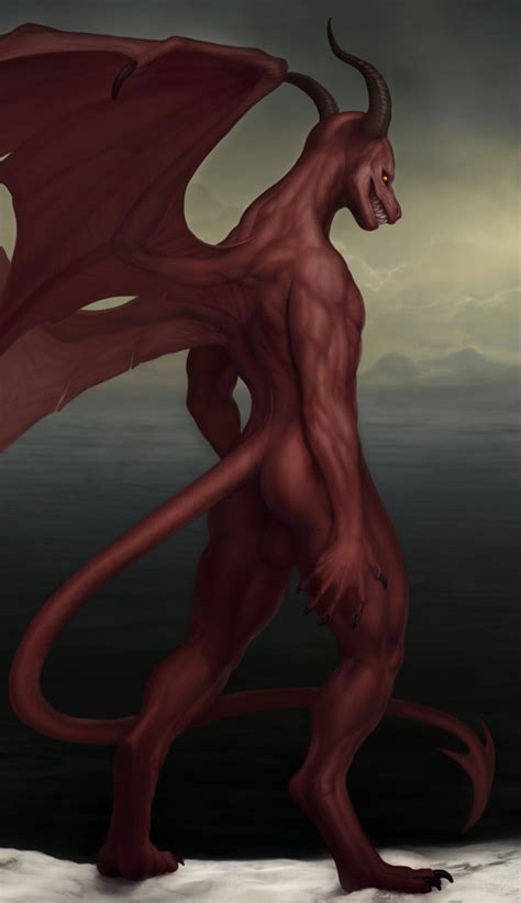 Rule 34 5 Fingers Absurd Res Balls Demon Digital Drawing Artwork