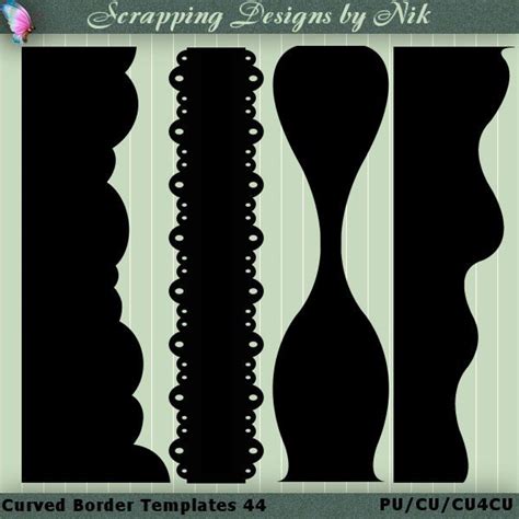 Curved Border Templates 44 Border Templates Border Templates