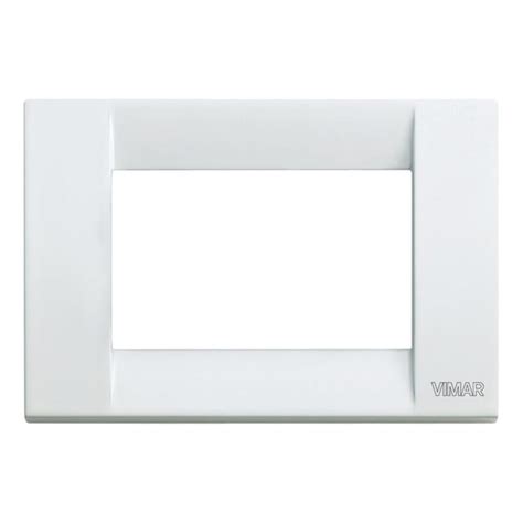 Placca 3 Moduli Idea Vimar Bianco Leroy Merlin