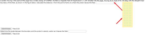 Solved A Proton Moving In The Plane Of The Page Has A Chegg Com