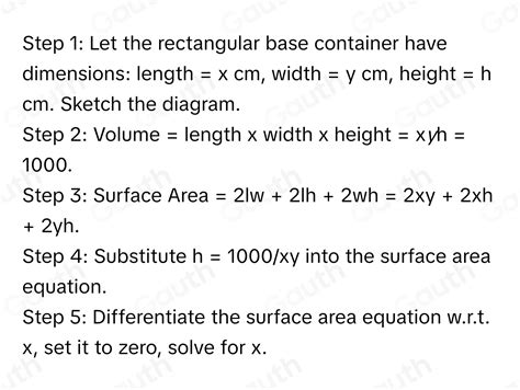 Solved Task 2 Circular Base Container Container B 2 1 Sketch A Circular Base Container With Di