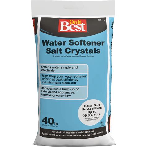 Do It Best 40 Lb Extra Coarse Water Softener Salt Crystals Do It Best
