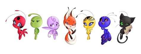 Kwamis Miraculous Ladybug Ladybug Kwamis Ladybug Cartoon Ladybug
