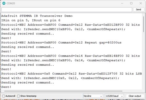 Arduino Adafruit Infrared Ir Remote Transceiver Adafruit Learning System