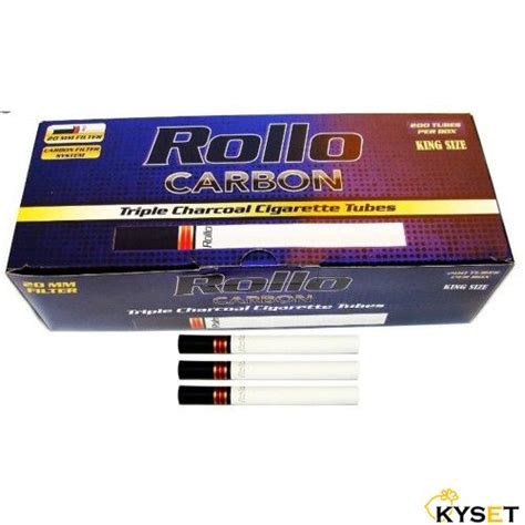 Сигаретные гильзы Rollo Carbon King Size 200 — купить в Kyset.com.ua