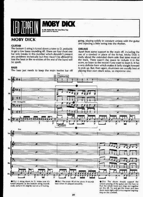 Led Zeppelin Moby Dick Partituras Para Bajo