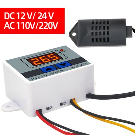 Xh W3005 220v 12v 24v Digital Led Humidity Controller Hygrometer Humidity Control Switch