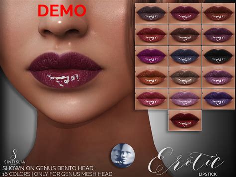Second Life Marketplace Sintiklia Lipstick Erotic Genus Demo