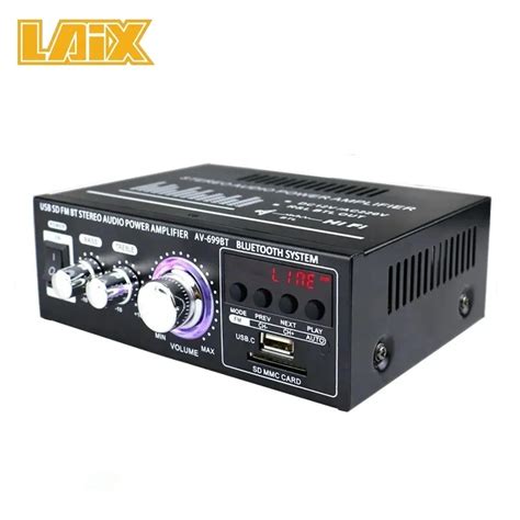 Bt Wireless Class D Amplifier Mini Audio Car Amplifiers Digital Power Amplifier Amplifier