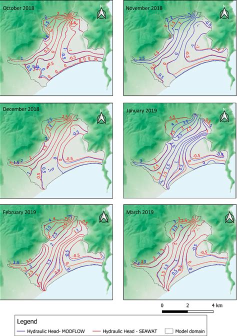 Figure 1 From Groundwater Flow Model Calibration Using Variable Density Modeling For Coastal