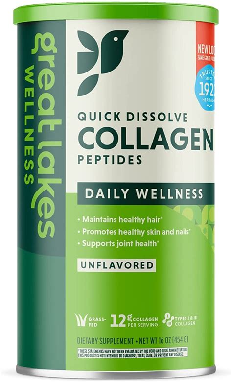 Great Lakes Collagen Peptides Unflavored -- 16 oz - Vitacost
