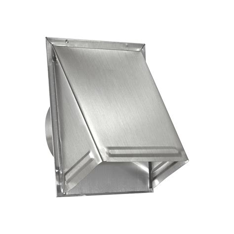 Wall Cap With Screen And Damper 7 Aluminum 77122