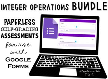 Integer Operations BUNDLE By Algebra With Ms A TPT